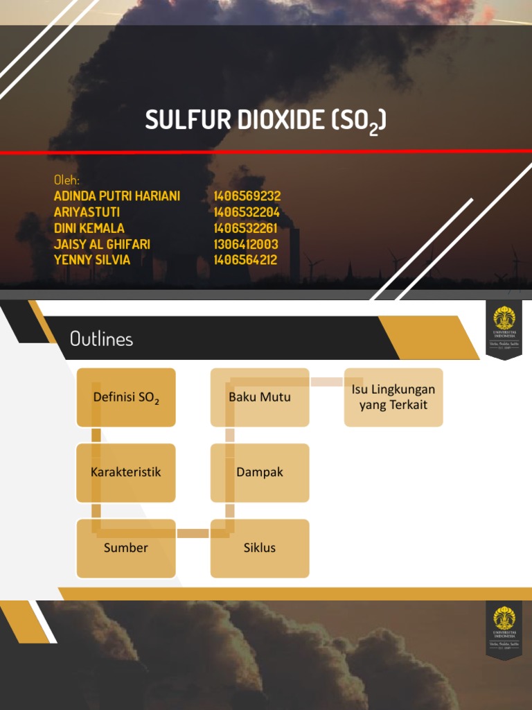 Dampak dan Karakteristik SO2 | PDF