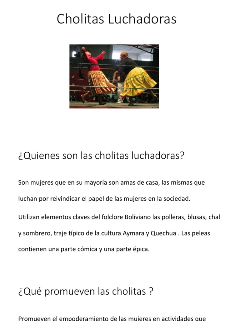 Cholitas Luchadoras | PDF
