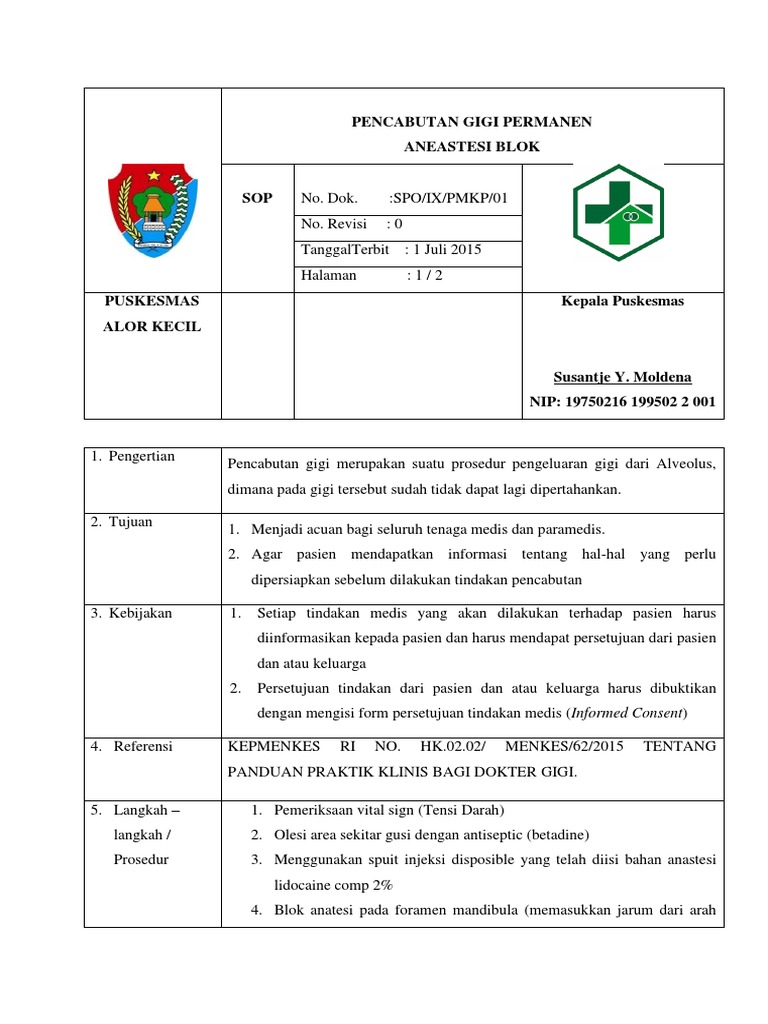 Sop Bab 7 Akreditasi Puskesmas Acil | PDF