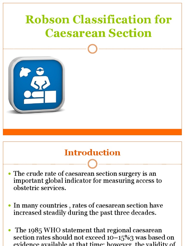 Robson Criteria | Caesarean Section | Childbirth