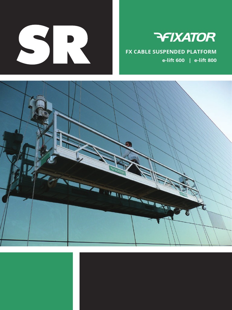 FX Cable Suspended Platform LR FA | PDF | Mains Electricity | Scaffolding