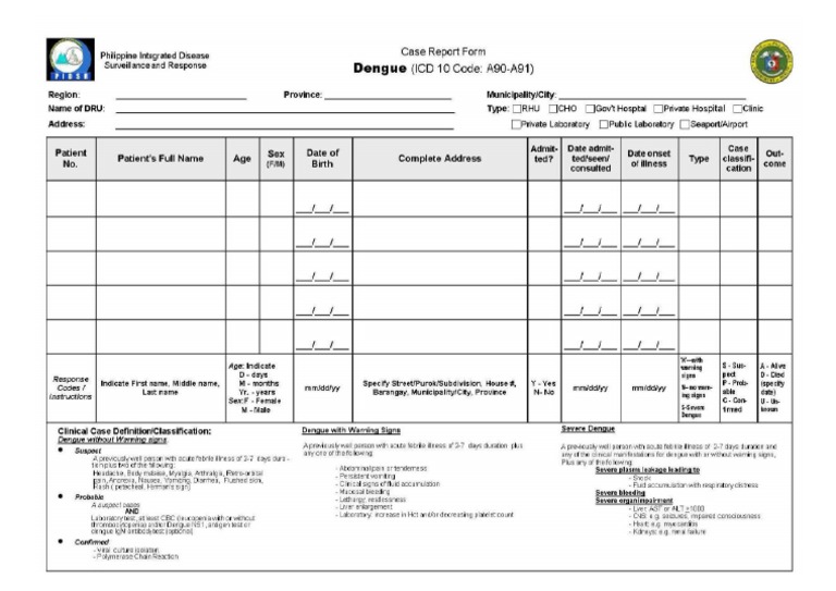 Pidsr Case Report Form For Wholesale | deborahsilvermusic.com