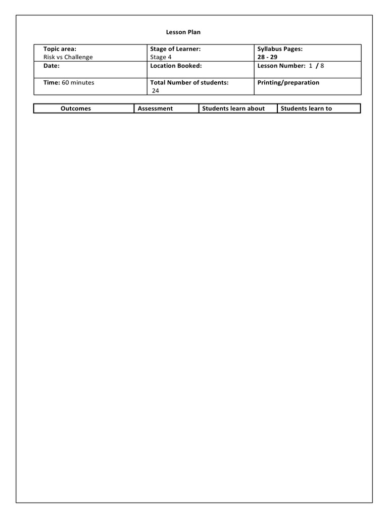 Pdhpe Assignment 1 - Lesson Plans | PDF | Substance Abuse | Educational ...