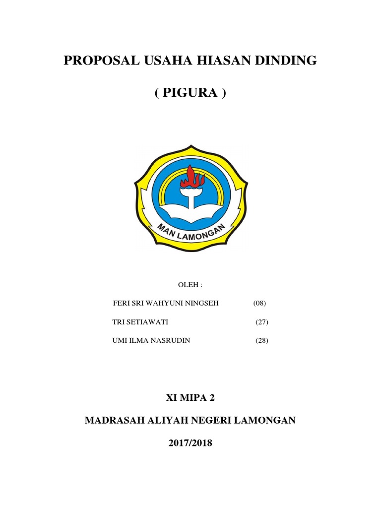 Proposal Usaha Hiasan Dinding Pigura | PDF