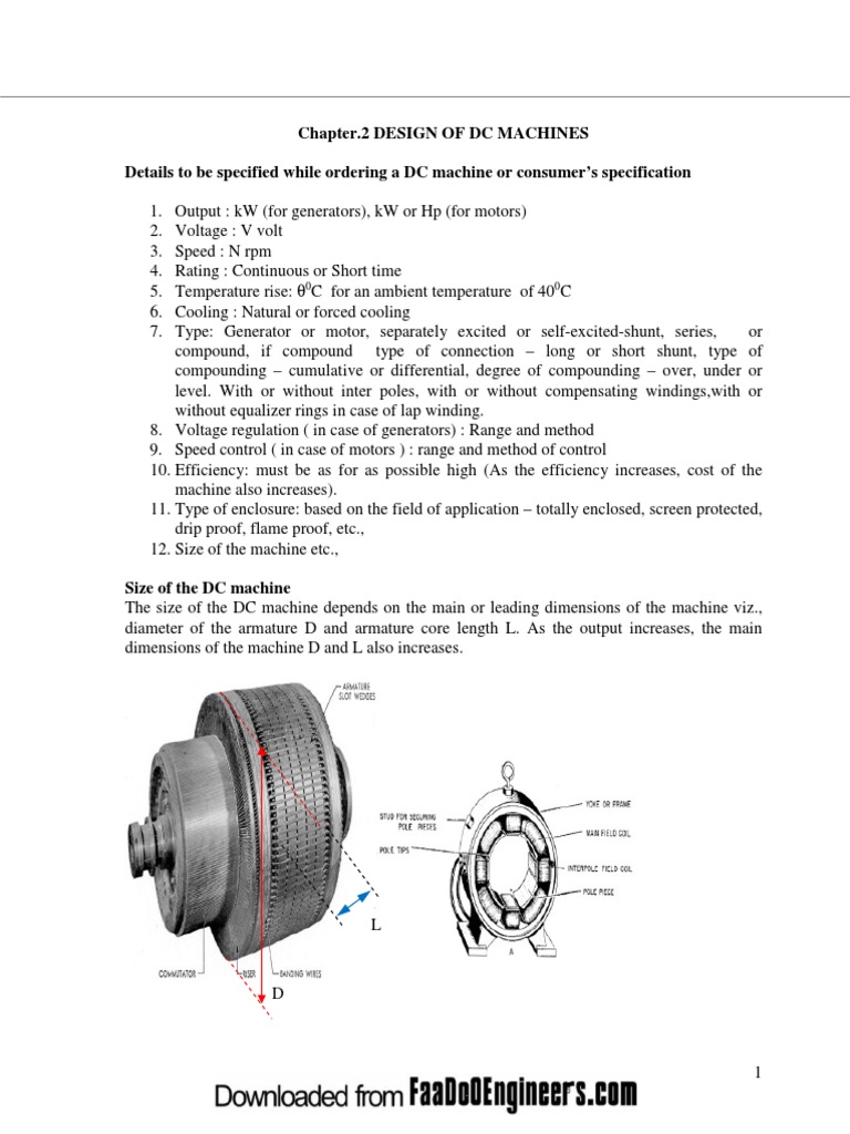 Electrical Machine Design unit2-VK PDF | PDF | Electric Motor | Inductor