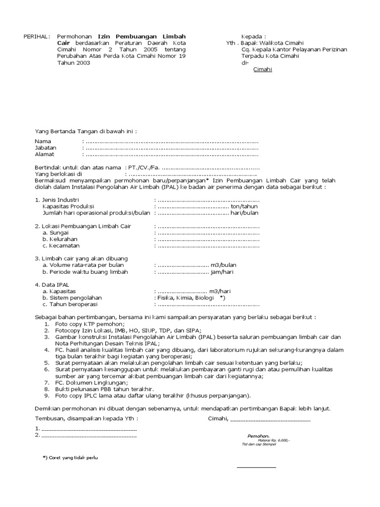 Permohonan Iplc | PDF
