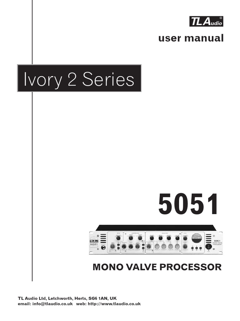 5051 Mk-2 Manual | PDF | Equalization (Audio) | Microphone