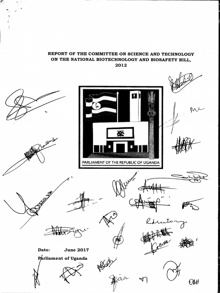 SCT3-17-Report On The National Biotechnology and Biosafety Bill, 2012 | PDF