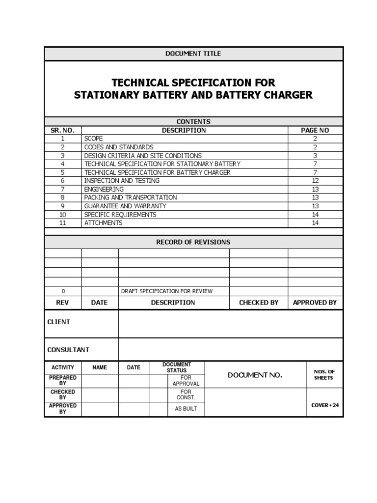 Battery & Charger Specs | Battery Charger | Fuse (Electrical)