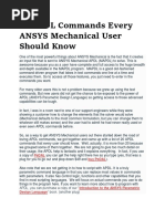 Performing EKILL Element Death in Workbench - Ansys Mechanical | PDF ...