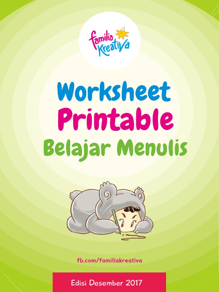Worksheet Belajar Menulis PDF | PDF