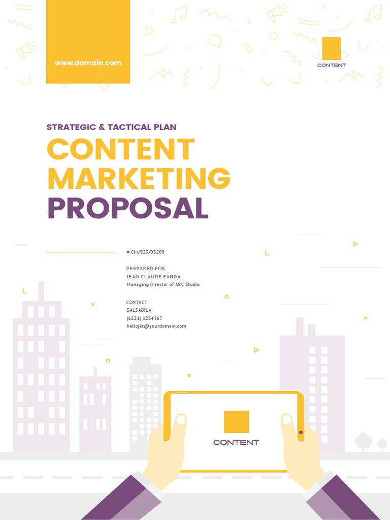 A4 - Content Marketing Proposal PDF | PDF | Digital Marketing | Brand