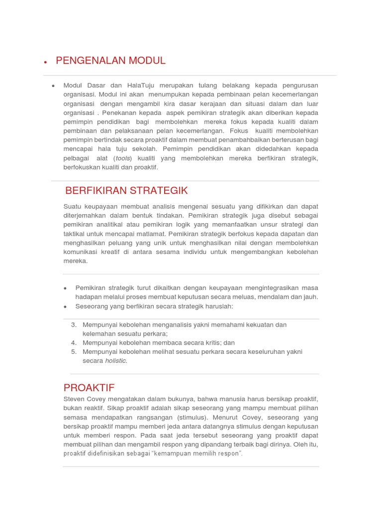 Pengenalan Modul 1 | PDF