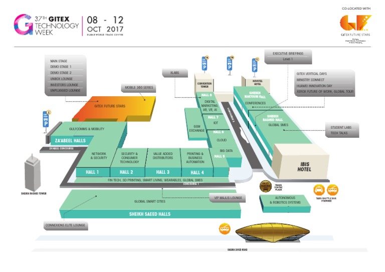 Gitex Floorplan New v3 | PDF | Futurology | Emerging Technologies