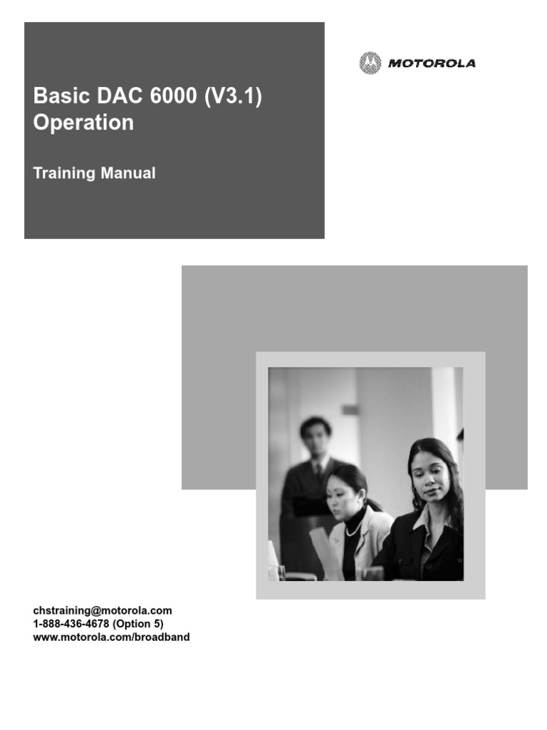 Basic DAC 6000 (V3 (1) .1) Operation, Rev 1 | PDF | Network Packet | Internet Protocols