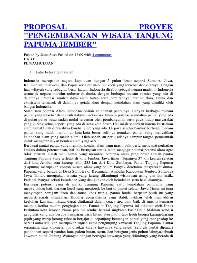 Proposal Proyek | PDF