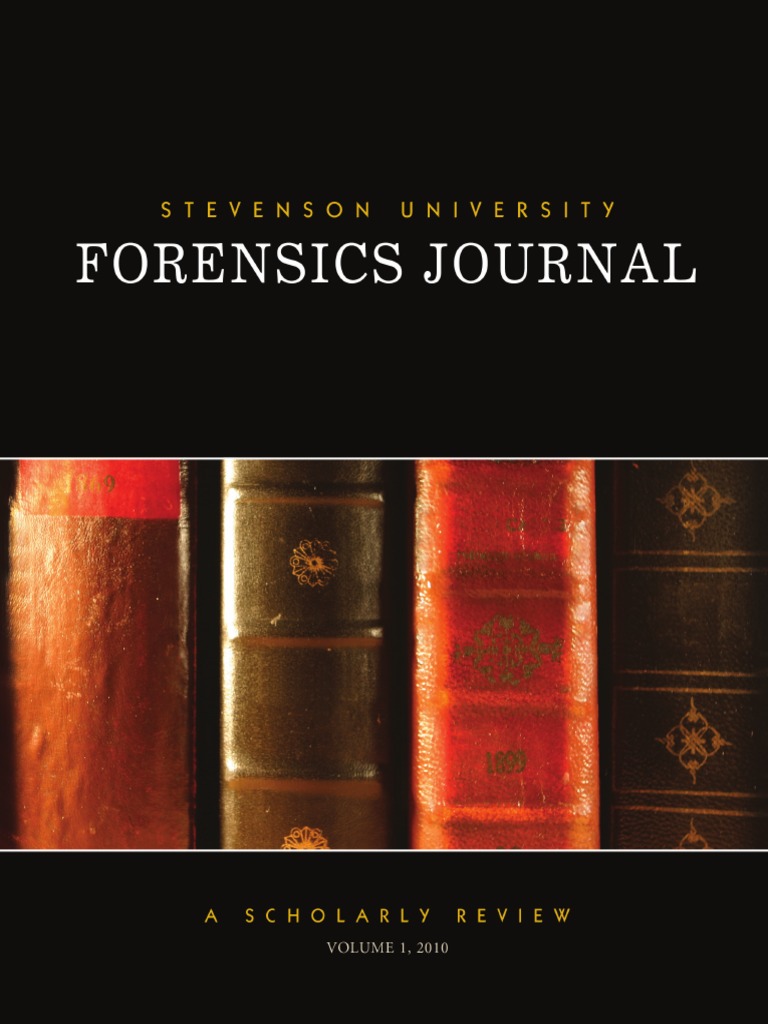 Forensic Journal 2010 PDF | PDF | Computer Forensics | Digital Forensics