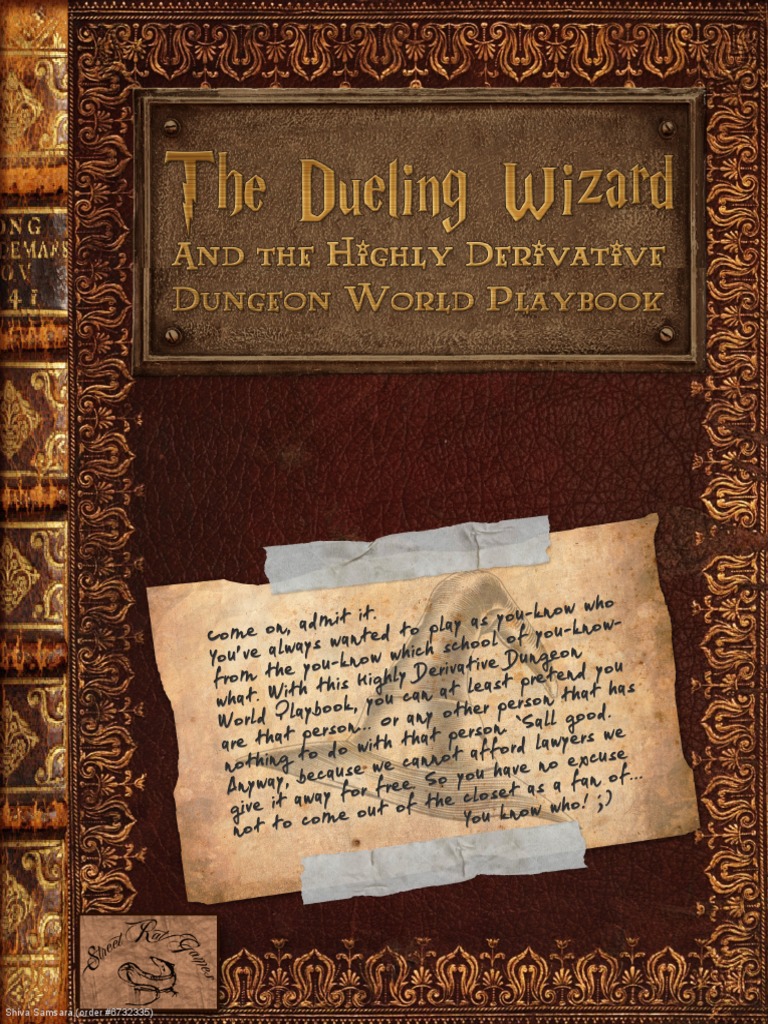 Dueling Wizard and The Highly Derivative Dungeon World Playbook | PDF ...