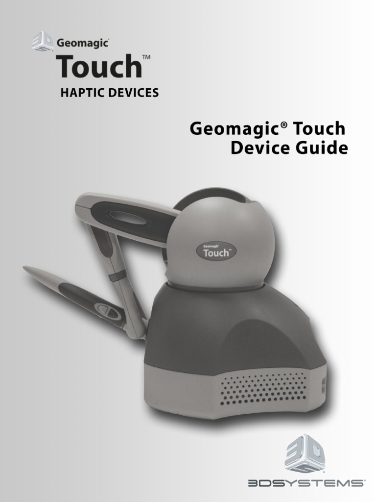 Geomagic-Touch Device Guide | PDF | Electrical Connector | Computer Network