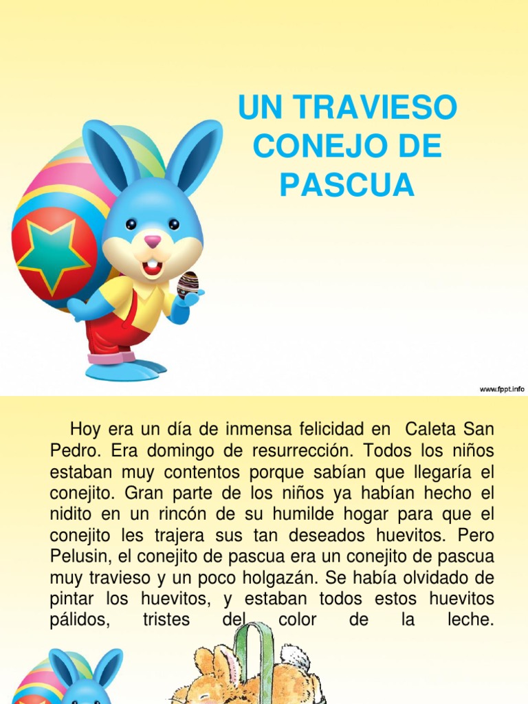 Un Travieso Conejo de Pascua | PDF | Pascua de Resurrección | Ocio