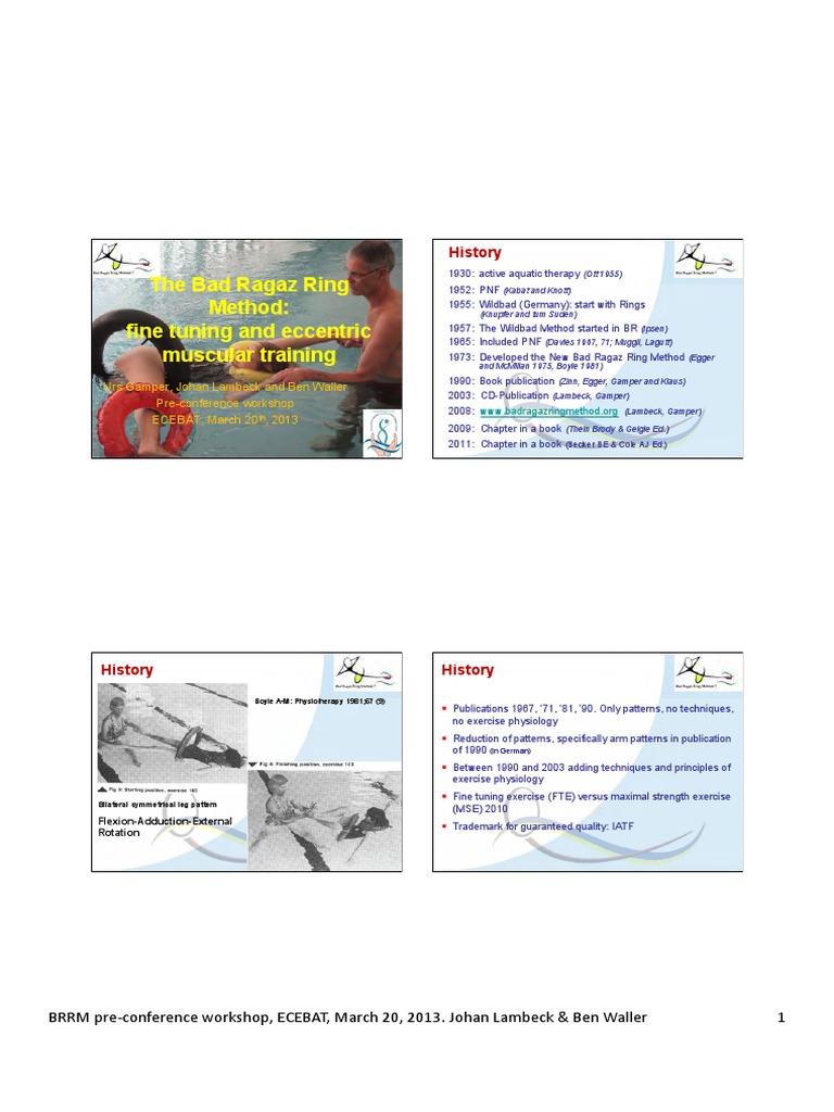 Bad Ragaz Ring Method Workshop 2013 | PDF | Muscle Contraction | Muscle