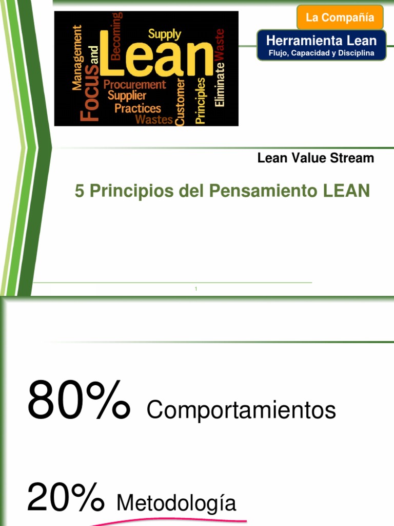 5 Principios Del Pensamiento LEAN | PDF | Consumo (economía) | Cadena ...