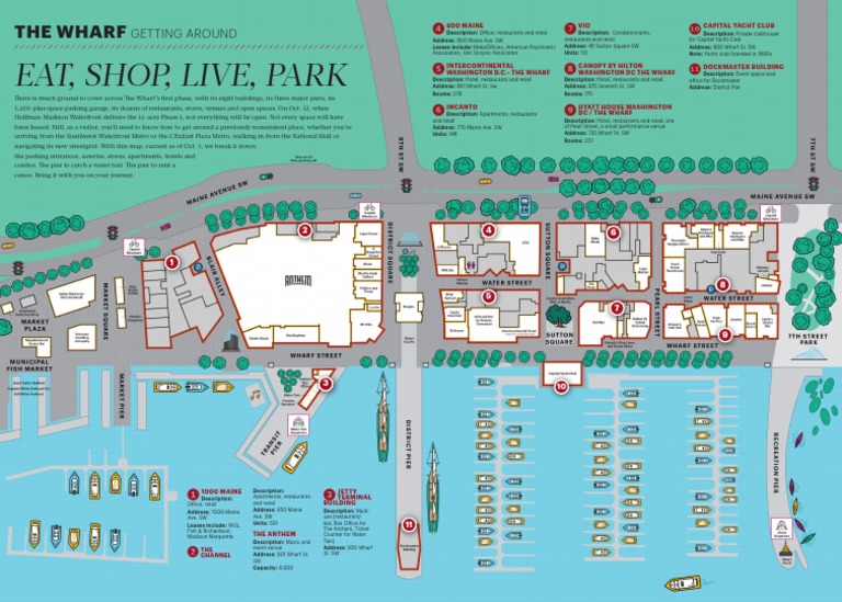 The Wharf Map 100617 | PDF | Industries | Transport