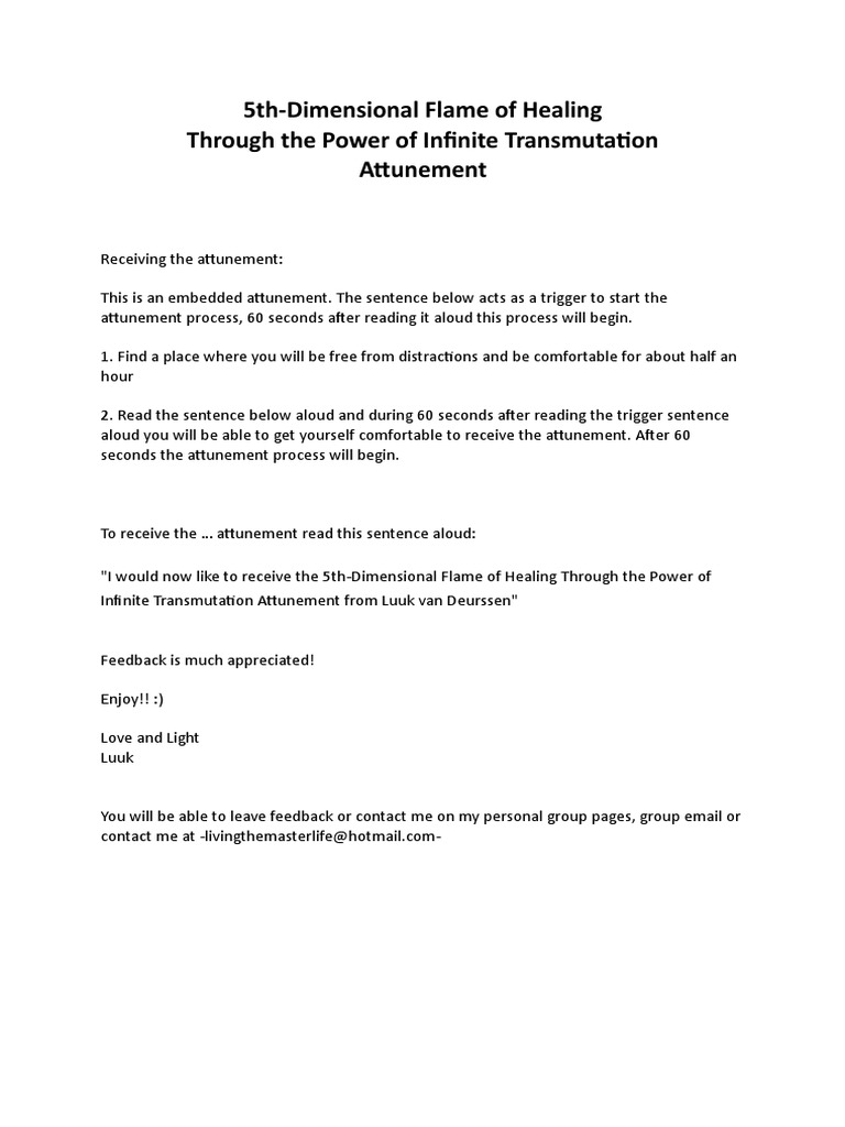 5th-Dimensional Flame of Healing Through The Power of Infinite ...