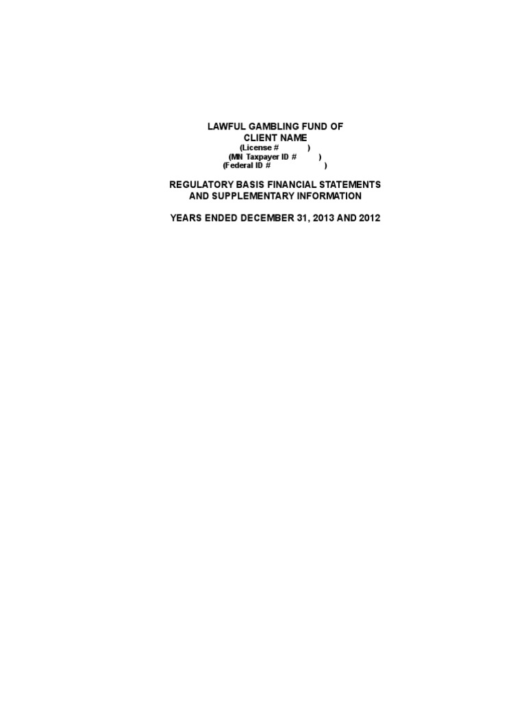 Audit Workpaper - Sample Financial Statements (v2) | PDF | Internal ...