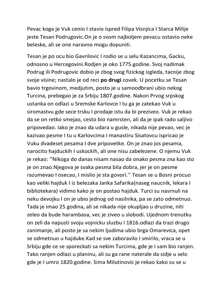 Tesan Podrugovic | PDF