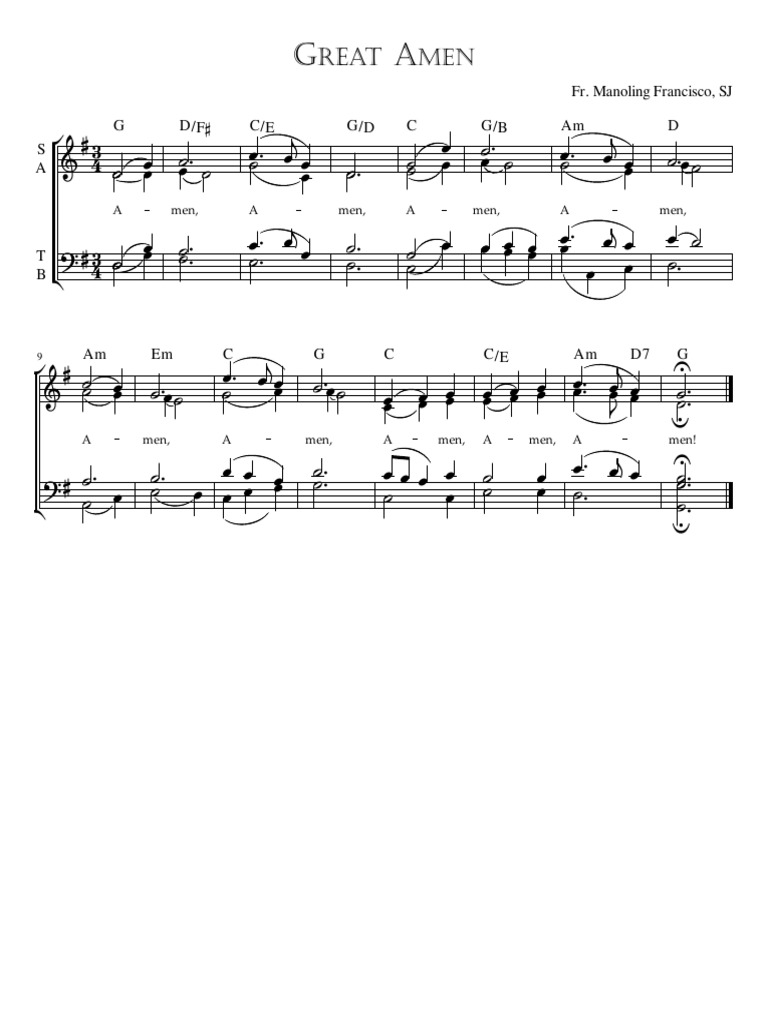 gREAT aMEN PDF | PDF
