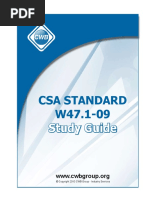 CWB Study Guide - Welding Symbols | PDF | Industrial Processes | Joining