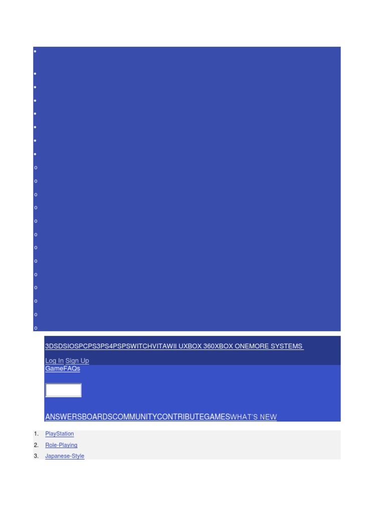 Digimon World 3 Guide Gamefaq | PDF | Strategy Guide | Leisure