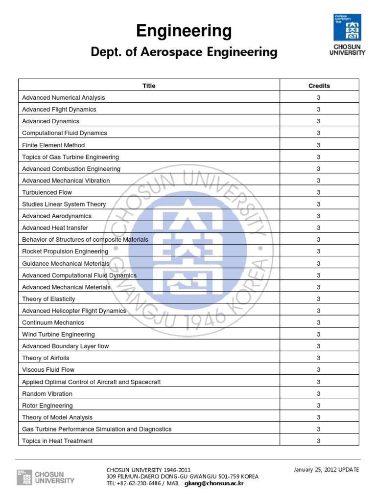 Engineering: Dept. of Aerospace Engineering | PDF | Computational Fluid ...