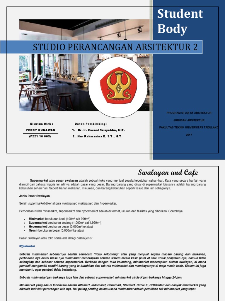 Pola Kegiatan Dalam Minimarket | PDF