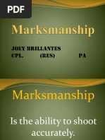 L98A2 Cadet GP Rifle Weapon Handling Drills | PDF | Trigger (Firearms ...