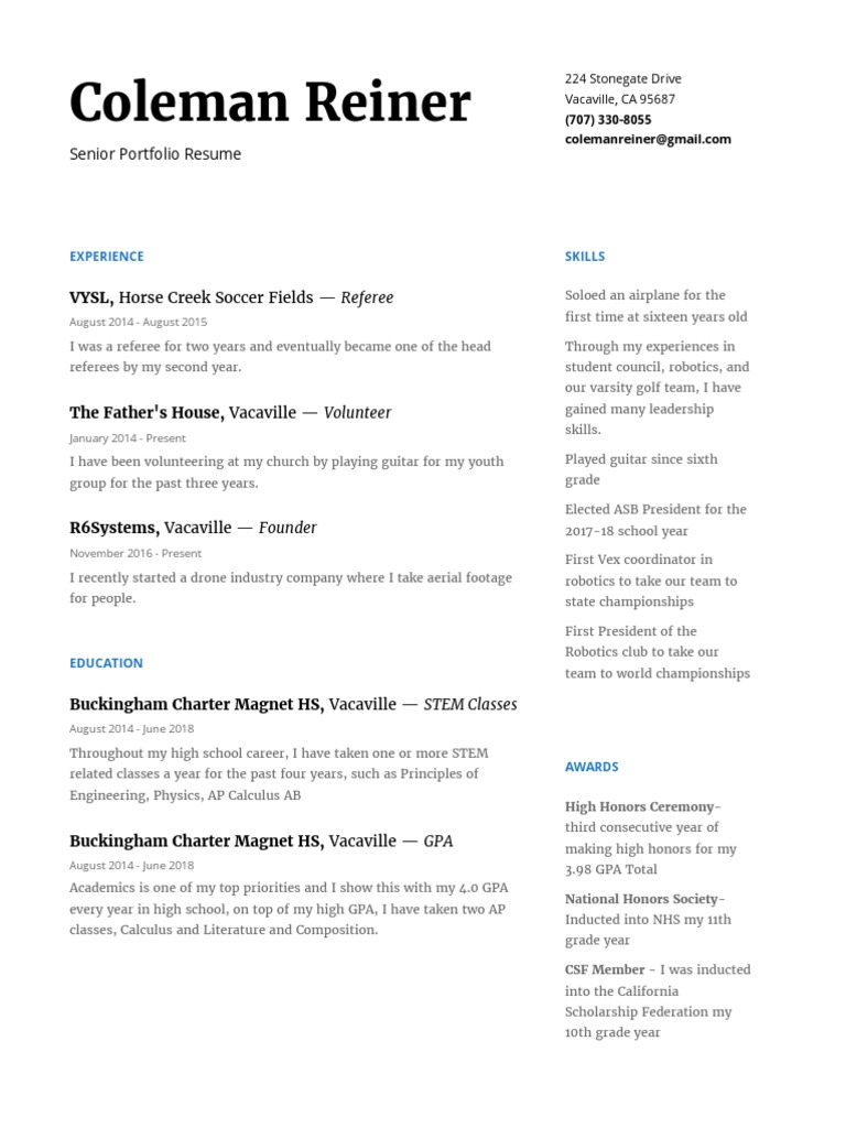 Resume | PDF | Grading (Education) | Academia