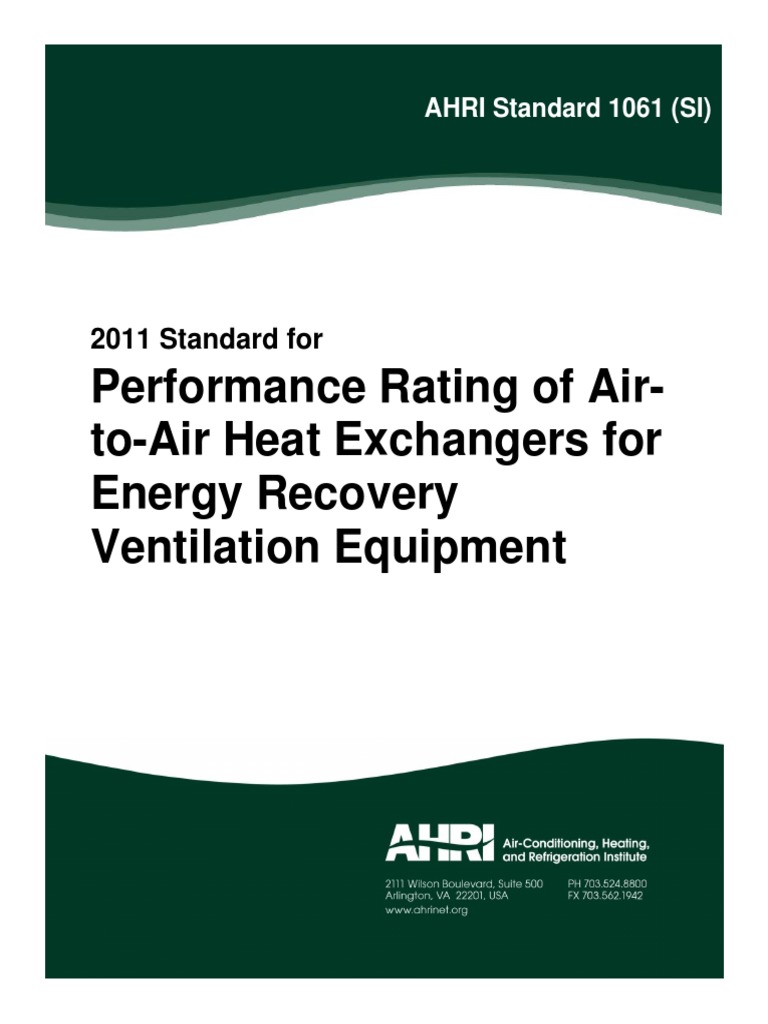 Air To Air HX Ventilation System | PDF | Hvac | Ventilation (Architecture)