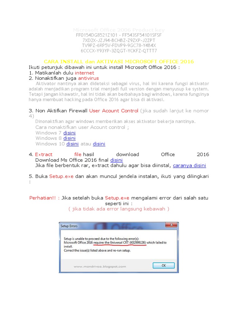 Microsoft Office 2006 Product Key | PDF