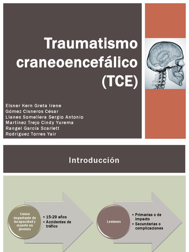 Tce | PDF | Dolor de cabeza | Ciencias de la Salud
