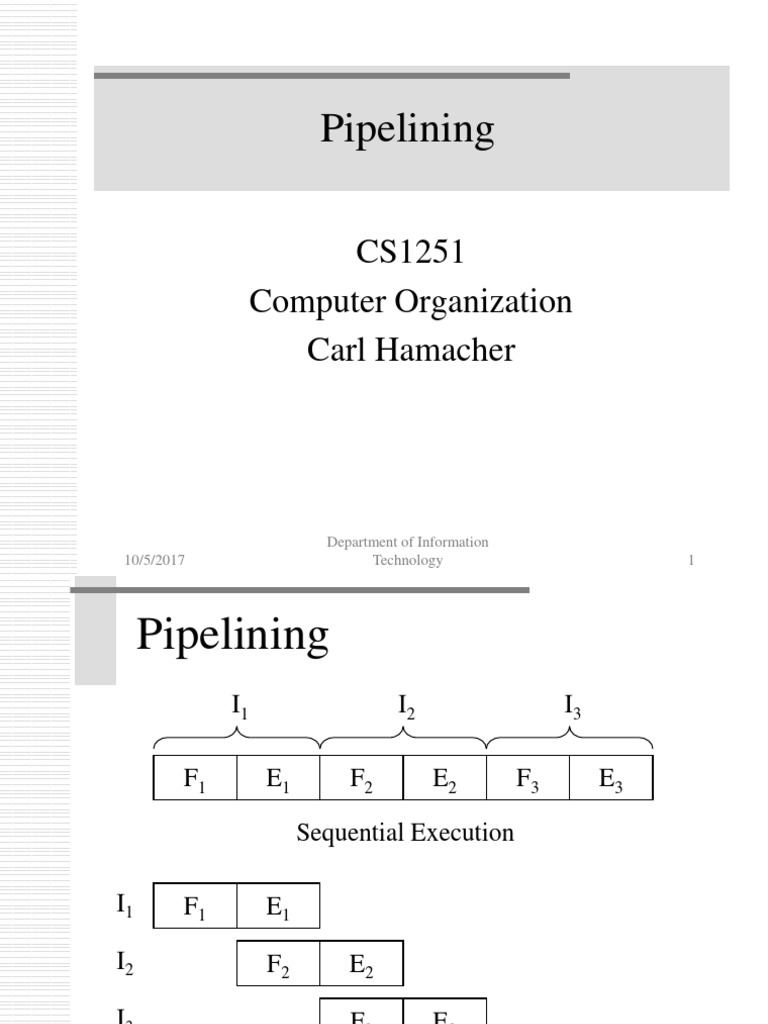3. Pipelining.ppt | Central Processing Unit | Computer Science