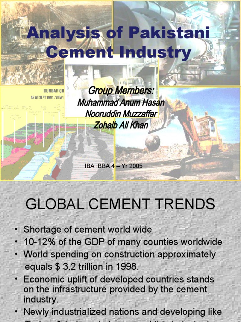 Analysis of Pakistan's Cement Industry | PDF | Taxes | Economies