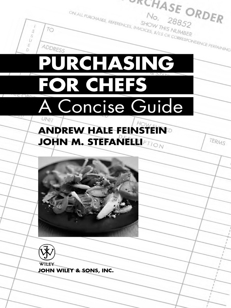 Purchasing Handbook PDF | Download Free PDF | Menu | Restaurants