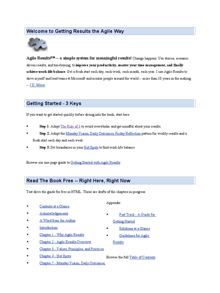 The Agile Way - JD Meier | PDF | Agile Software Development | Mind