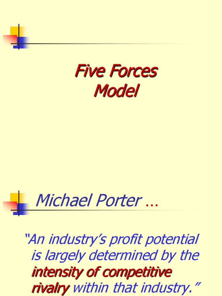 5 Forces | PDF | Economic Institutions | Microeconomics