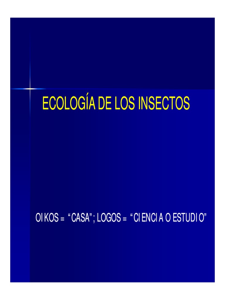 Ecologia de Insectos | PDF | Genética de Poblaciones | Ecología