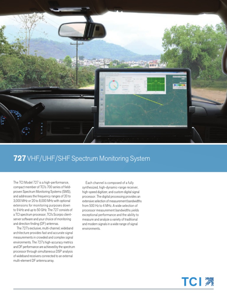 TCI 727 Spectrum Monitoring System PDF | Download Free PDF | Ultra High ...