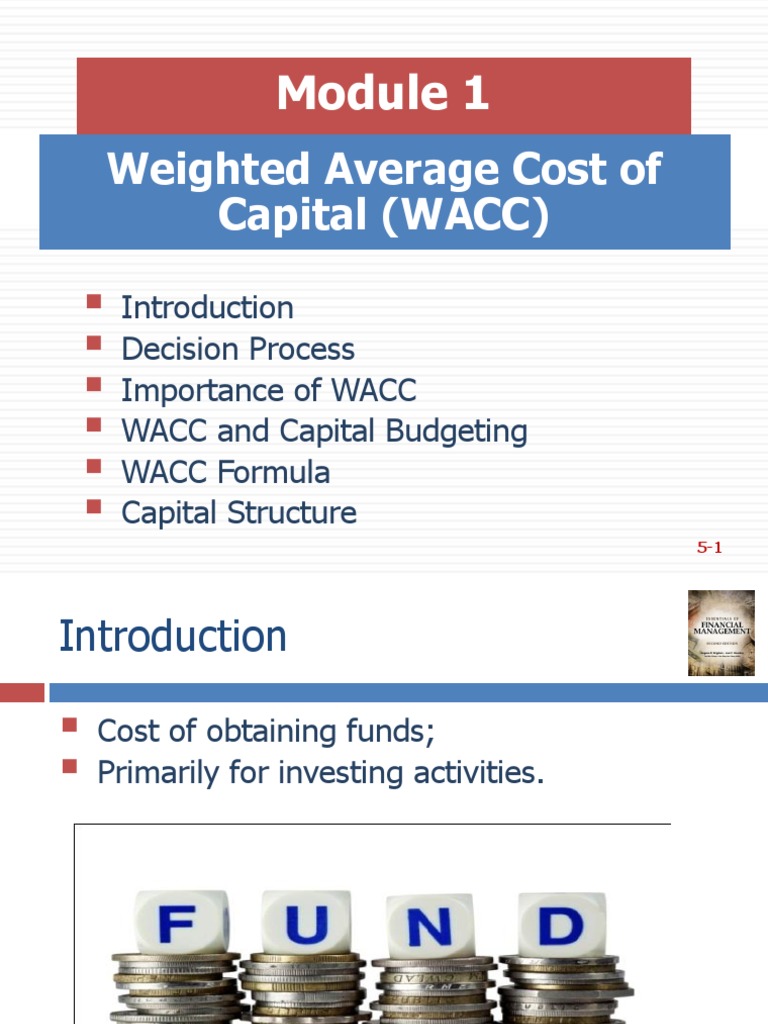 WACC Module 1 | PDF | Capital Budgeting | Cost Of Capital