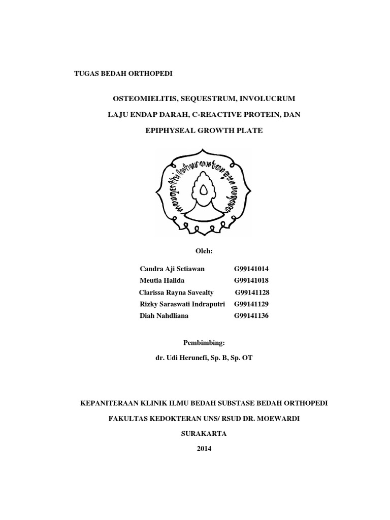 Osteomielitis, Sequestrum, Involucrum, Led, CRP, Epiphyseal Growth ...