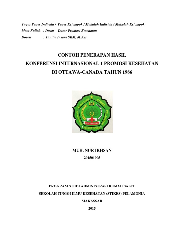 Contoh Format Paper | PDF